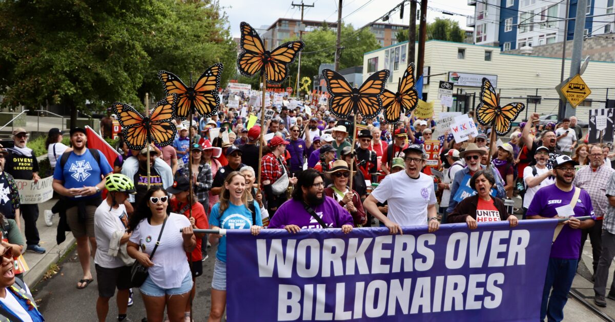 Thousands Celebrate Worker Power on Labor Day in Seattle - MLK Labor ...